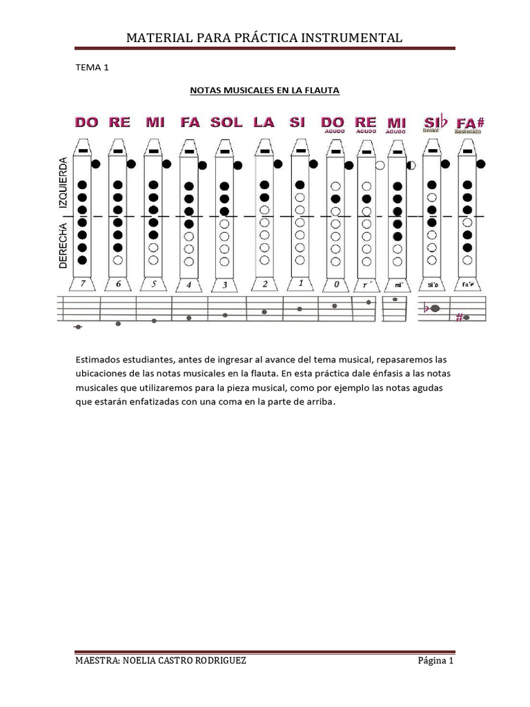 Material Flauta Varios Temas 2 | PDF | Amor
