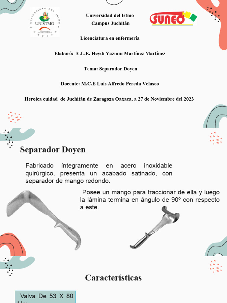Separador Doyen | PDF