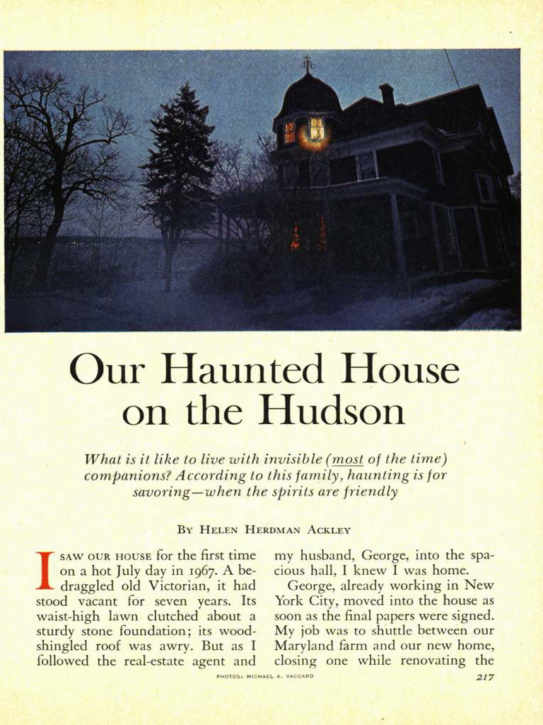Our Haunted House On The Hudson May 1977-1 | PDF