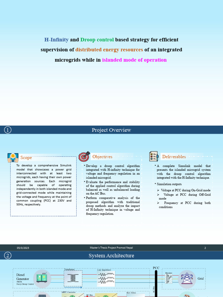 Promod Master's Project | PDF | Electrical Grid | Sustainable Energy