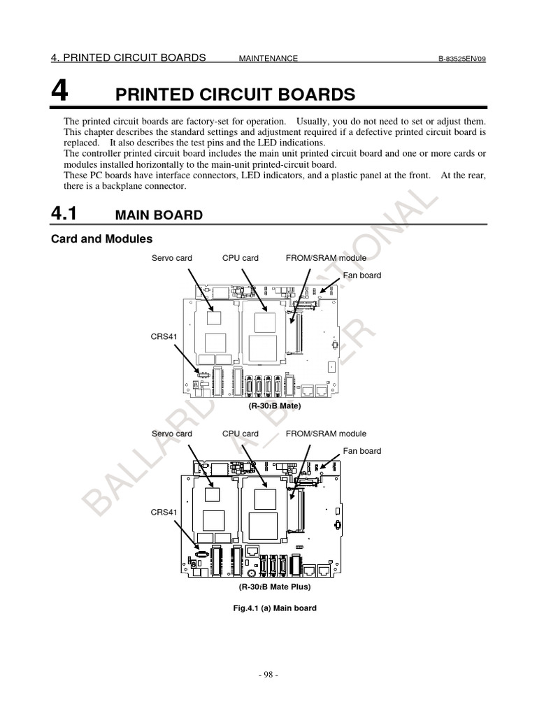 R30iB Mate and R30iB MatePlus Main PCB Specification | PDF | Printed Circuit Board | Computer ...