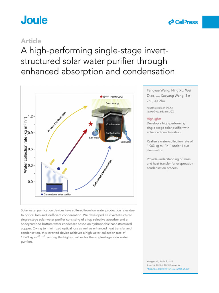 2021 Joule - A high-performing single-stage invertstructured solar ...