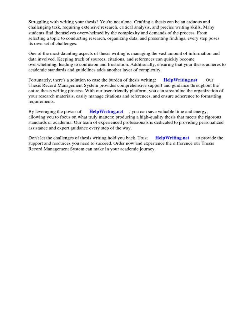 Thesis Record Management System | PDF | Career & Growth | Business