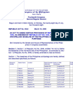 RA 9522 of 2009 | PDF | Legal Documents | Justice