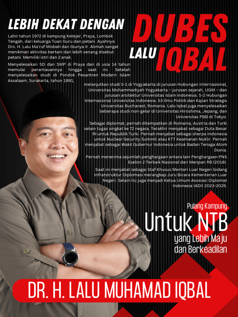 Siapa Dubes Lalu Iqbal | PDF