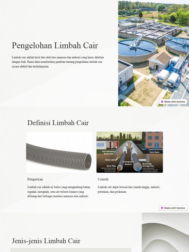 Pengelohan Limbah Cair | PDF