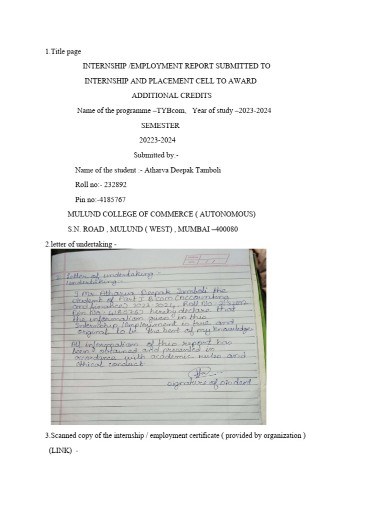 Intership Report MCC | PDF | Business | Economies