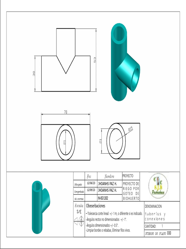 Codo de Tuberia | PDF