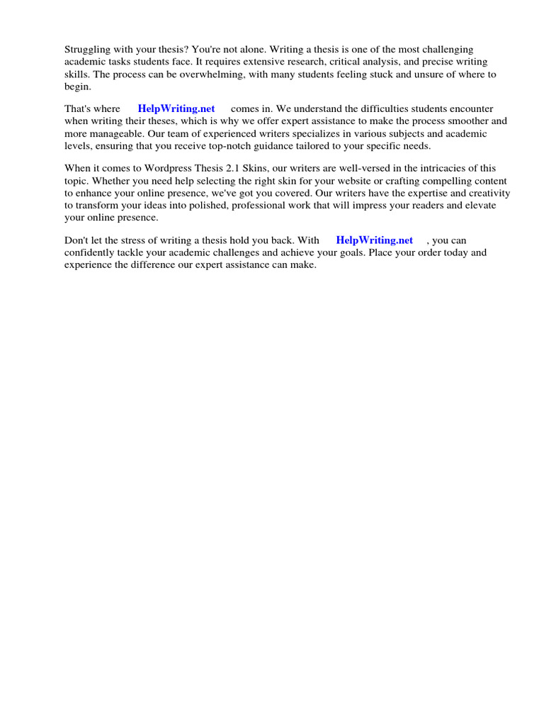 Wordpress Thesis 2.1 Skins | PDF | Word Press | World Wide Web