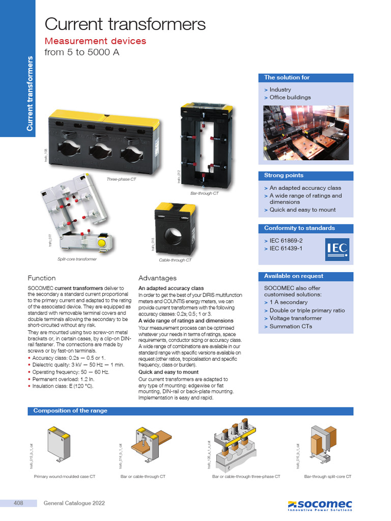 Transformer MCT 1000 5A, 400 5A, 250 5A Class 0 5 15VA TBA 80 | PDF ...