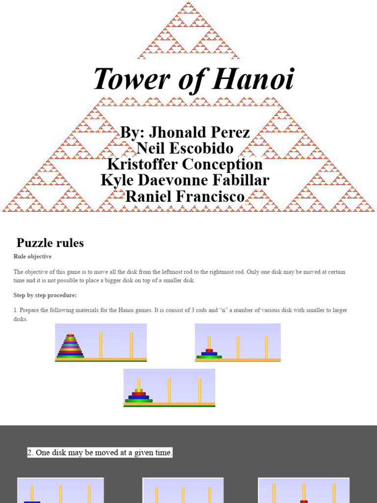 Tower of Hanoi | PDF