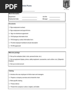 Employee Transfer Checklist Template | PDF