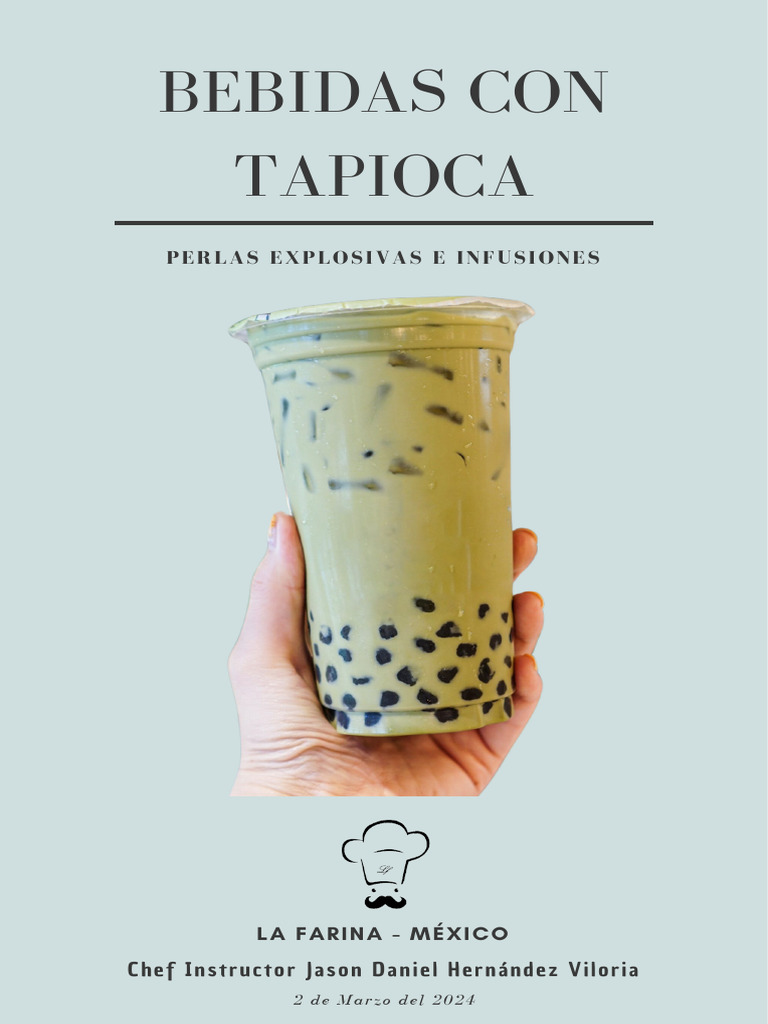 Bebidas Con Tapioca Recetario Jason Farina 2024 - 240302 - 074303 - 073925 | PDF | Té | Bebida