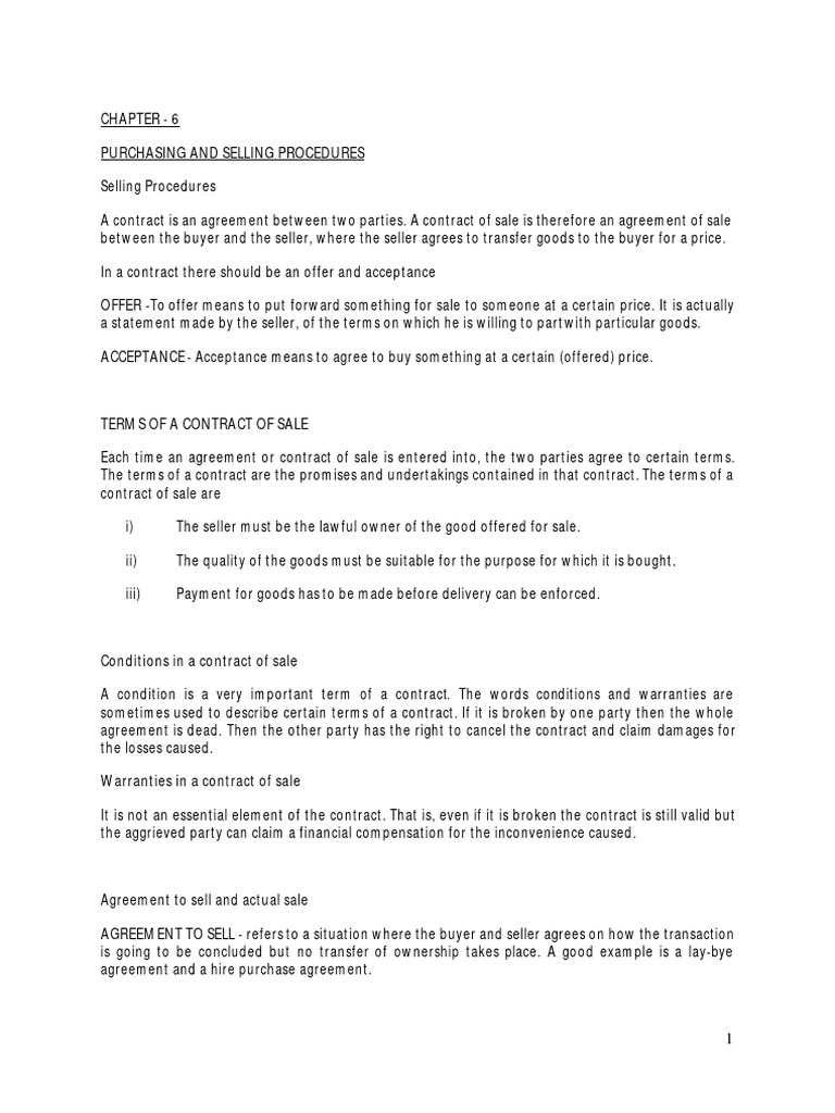 CHAPTER 6 PURCHASING AND SELLING PROCEDURES - Copy | PDF | Invoice | Debits And Credits