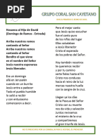 Triptico Semana Santa | PDF | Easter | New Testament People