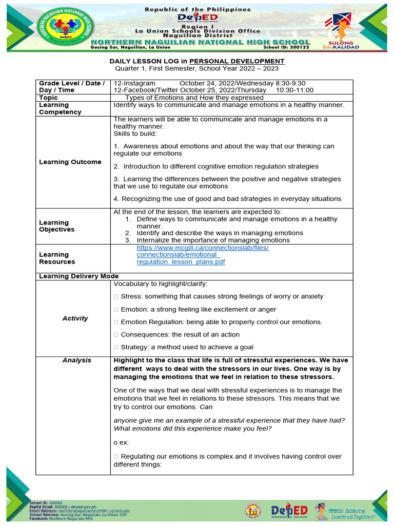 Module 8 - Week 8 - October 19 - Perdev | PDF | Emotions | Learning
