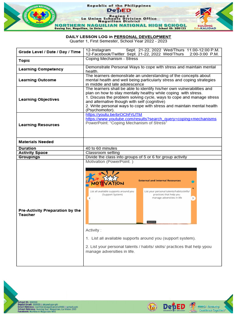 Module 6 - Week 6 - Sept 26 - Perdev | PDF | Learning | Hiv/Aids