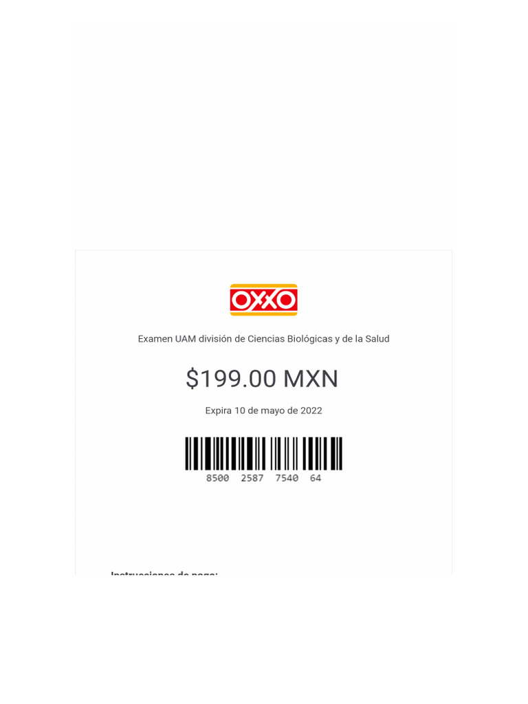 Appmision Pago en Oxxo | PDF