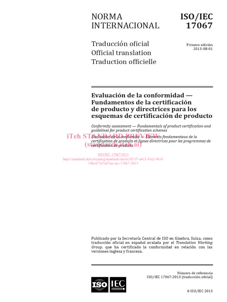 Iso Iec 17067 2013 | PDF | Tecnología