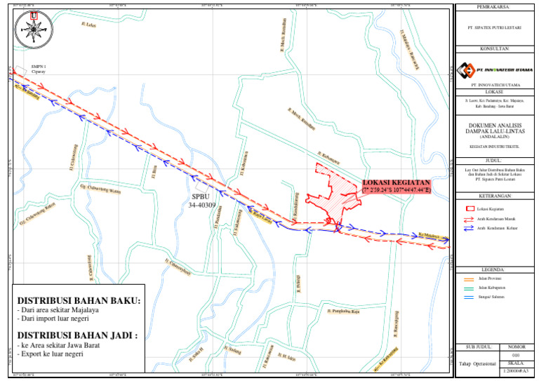 010 Distribusi Bahan Baku Dan Bahan Ajdi PT - Sipatex Putri Lestari3 | PDF
