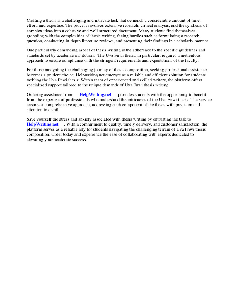 Thesis Uva Fnwi | PDF