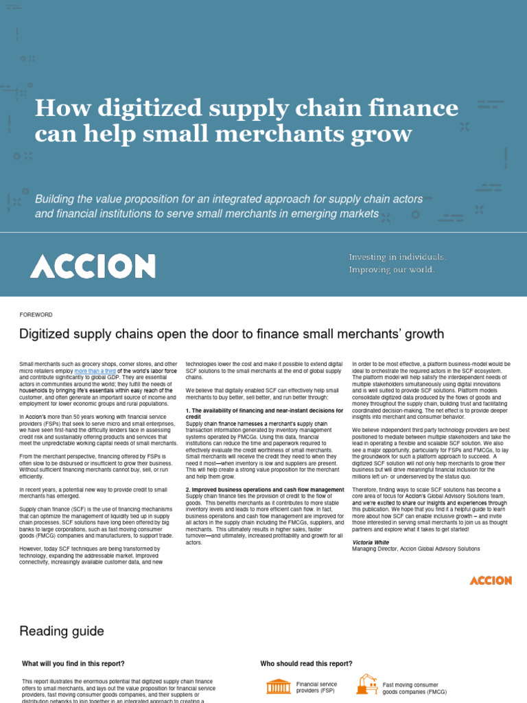 SCF Deck | PDF | Supply Chain | Debt