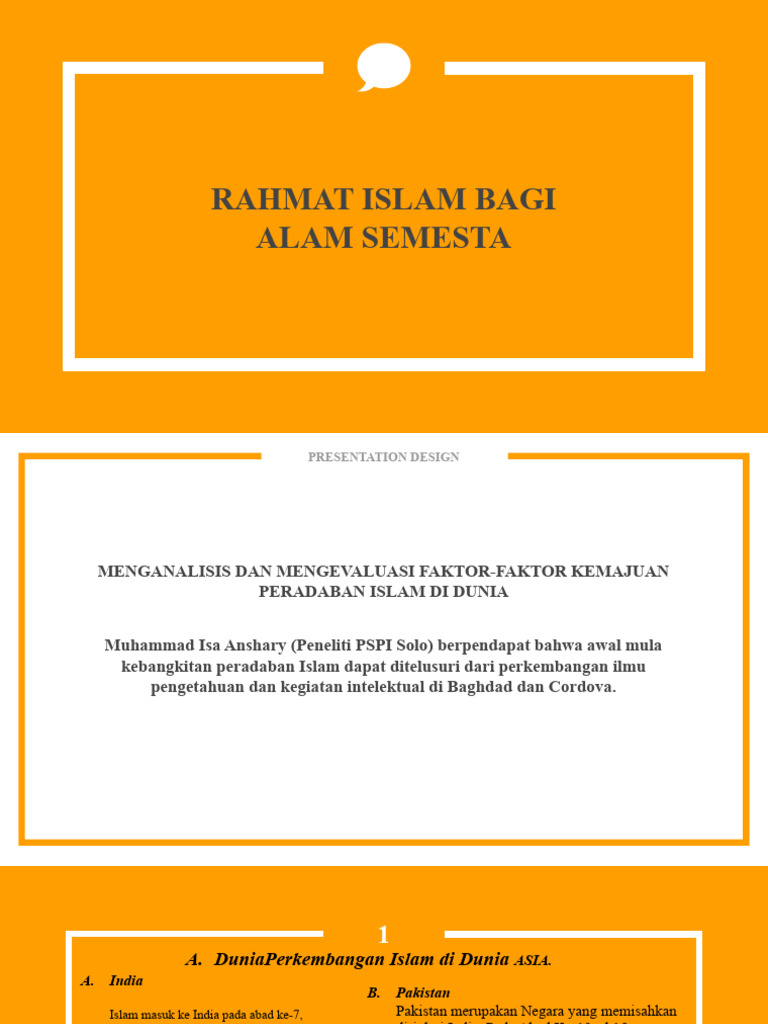 Rahmat Islam Bagi Alam Semesta | PDF
