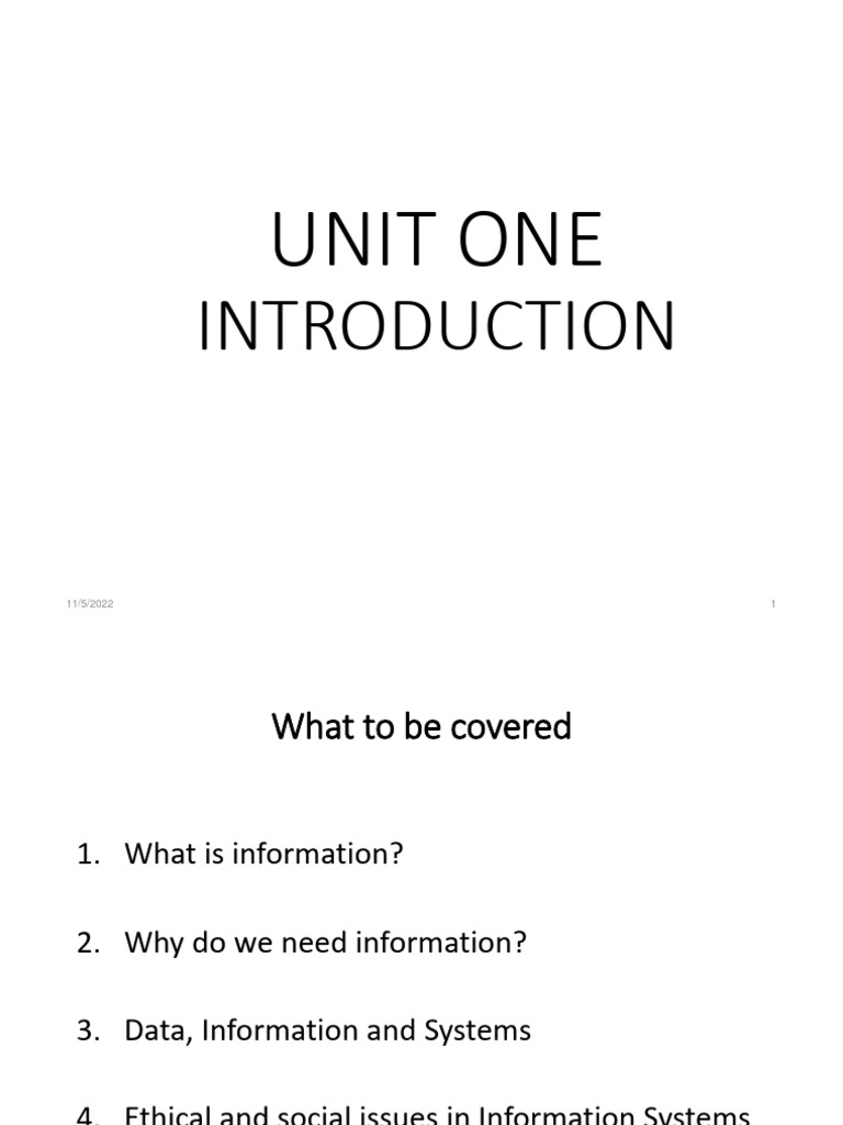 Overview of Information Systems | PDF | Information System | System