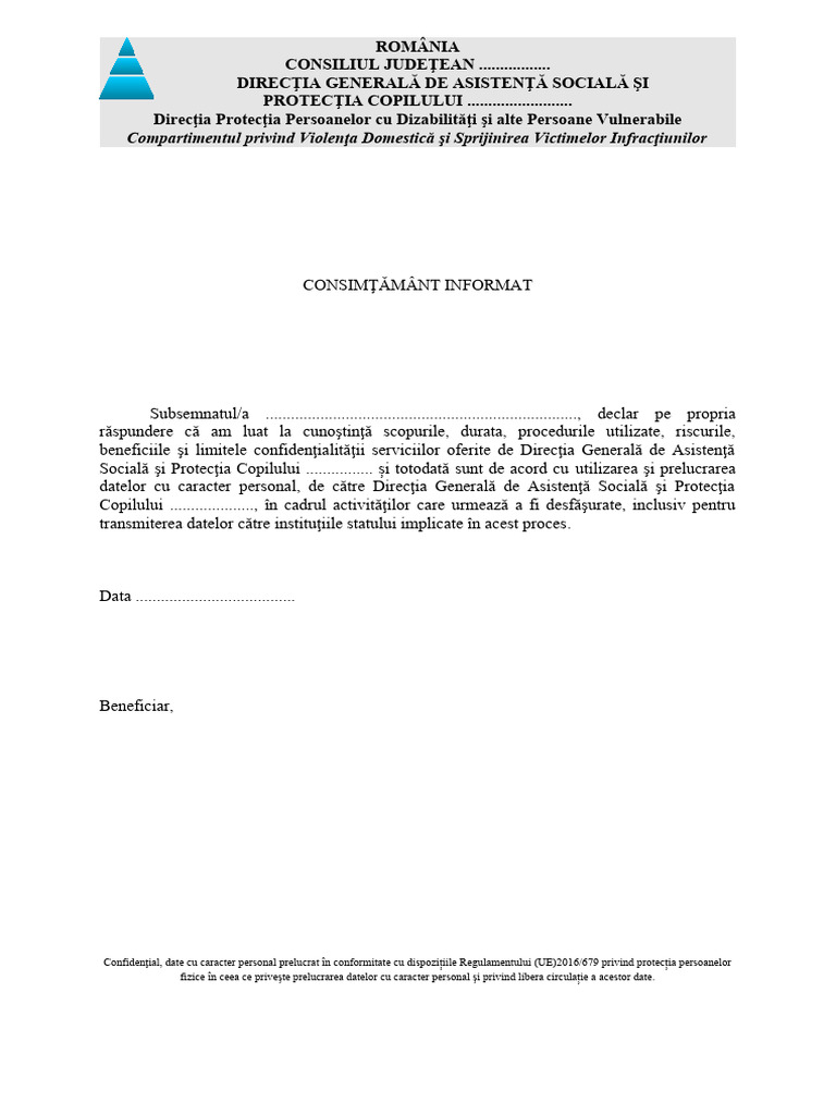 Consimtamant informat | PDF