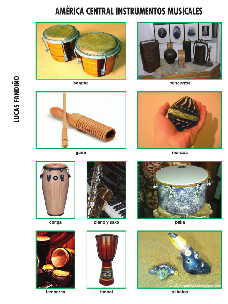 América Central Instrumentos Musicales | PDF