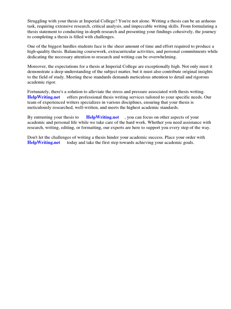 Thesis Imperial College | PDF | Thesis | Waves