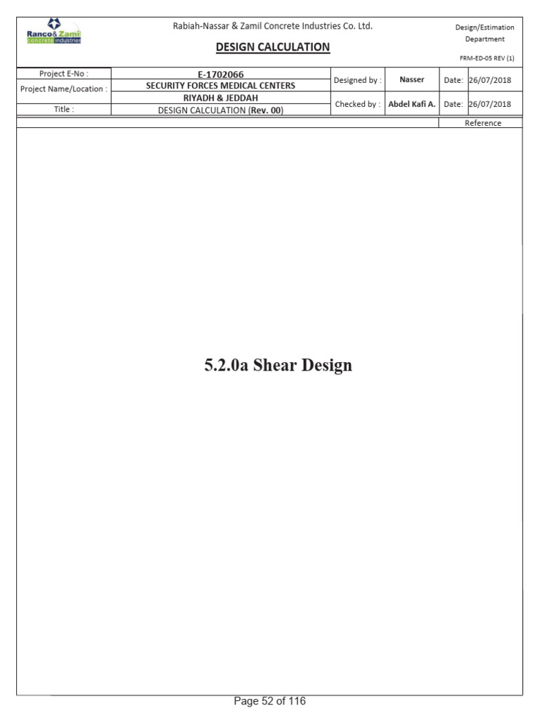 Shear Design From Air Deck | PDF | Shear Stress | Stress (Mechanics)