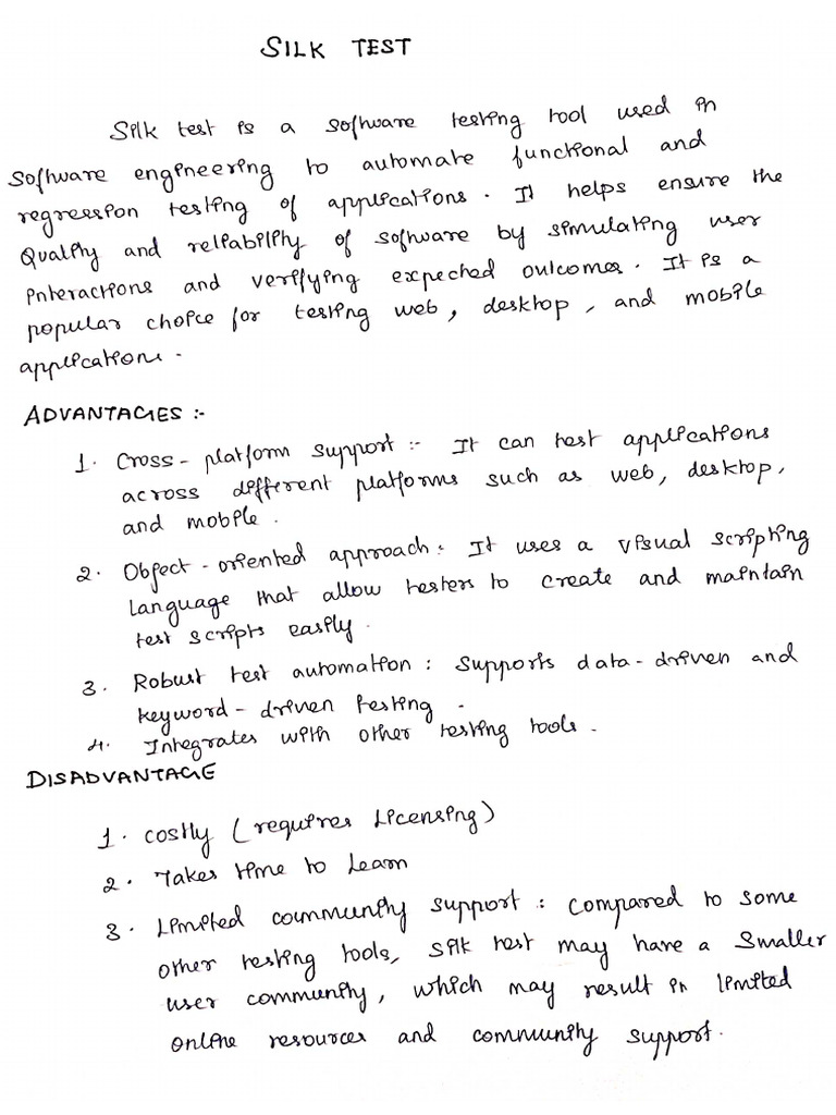 Silk Test | PDF