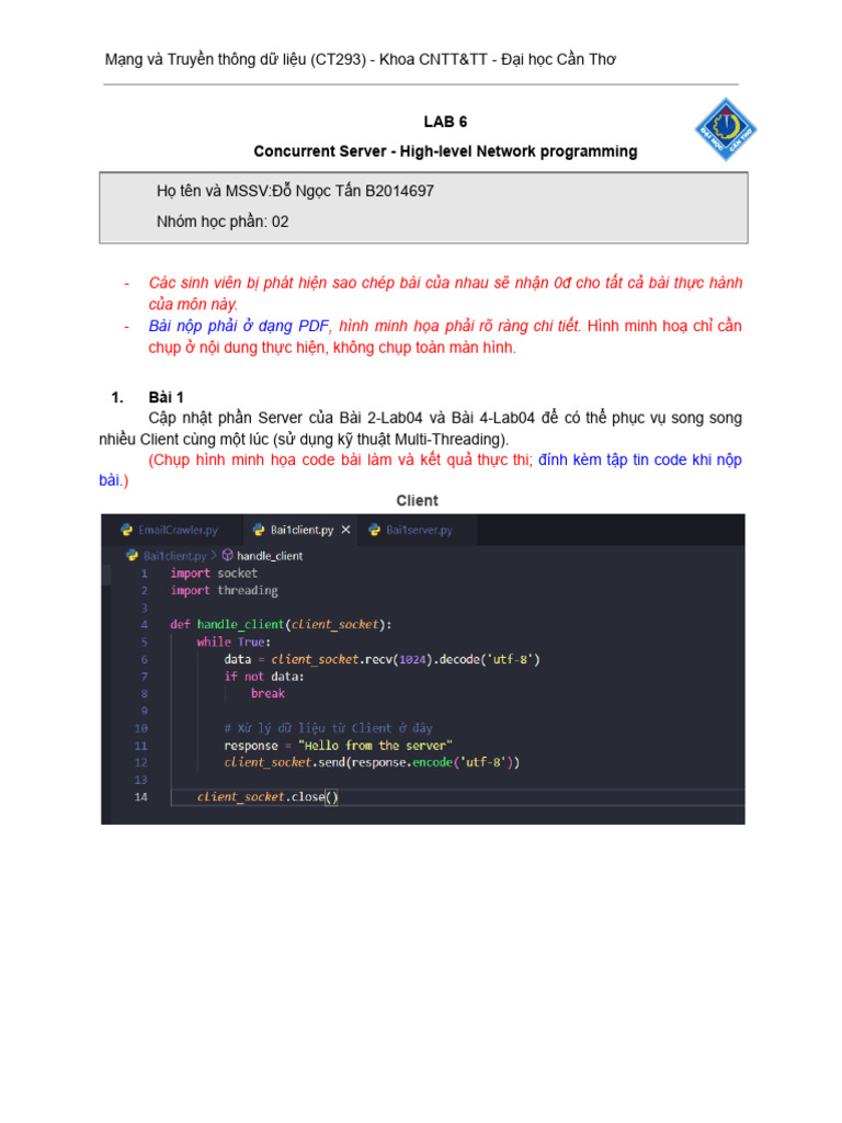 B2014697 DoNgocTan Lab6 | PDF