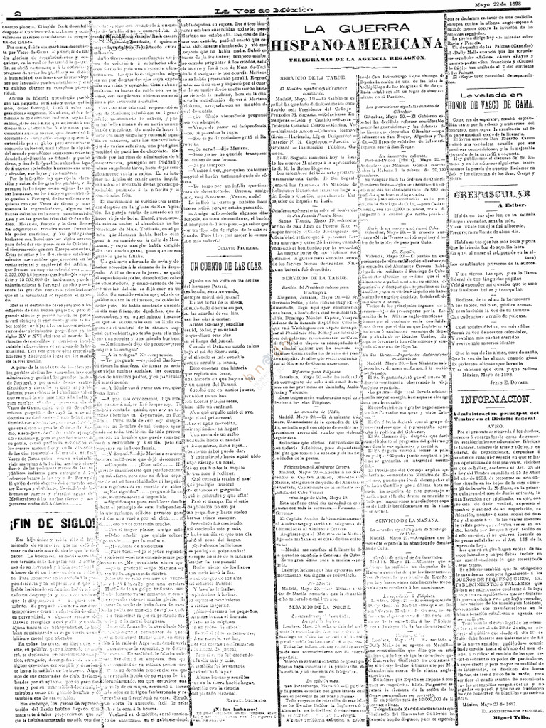 La Guerra Hispanoamericana | PDF