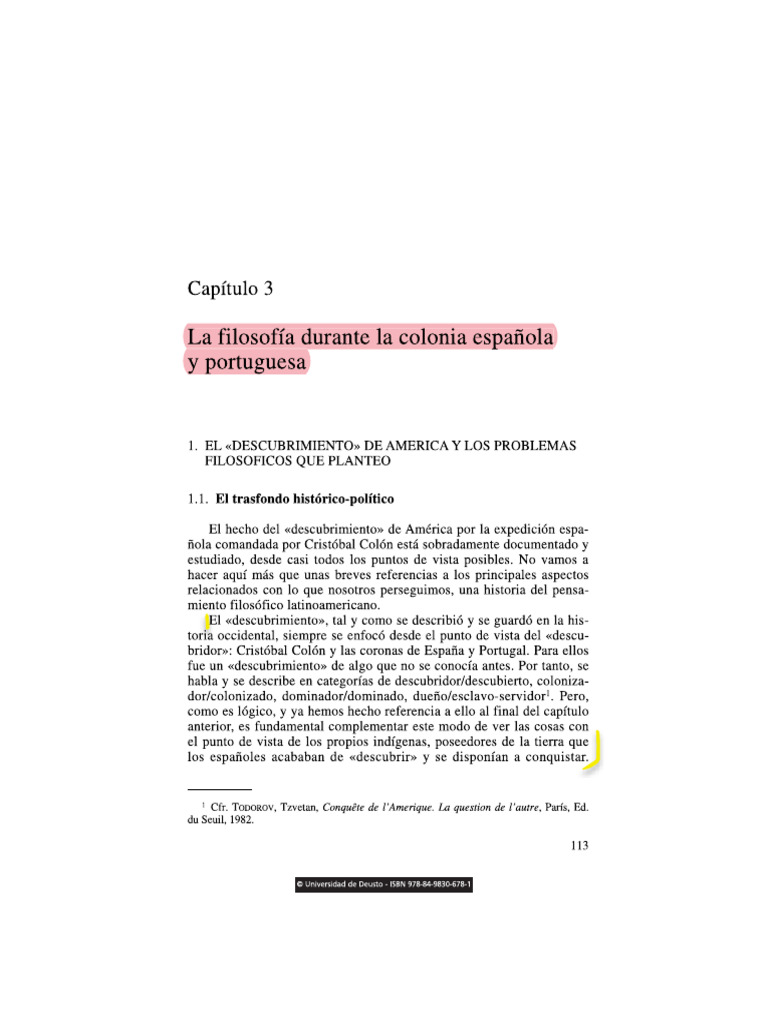 Cap 3 Filo Colonial | PDF