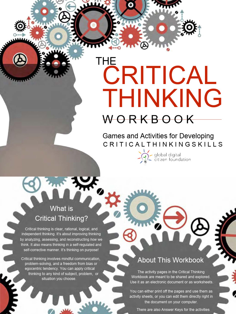 Critical Thinking Workbook | Download Free PDF | Critical Thinking | Thought