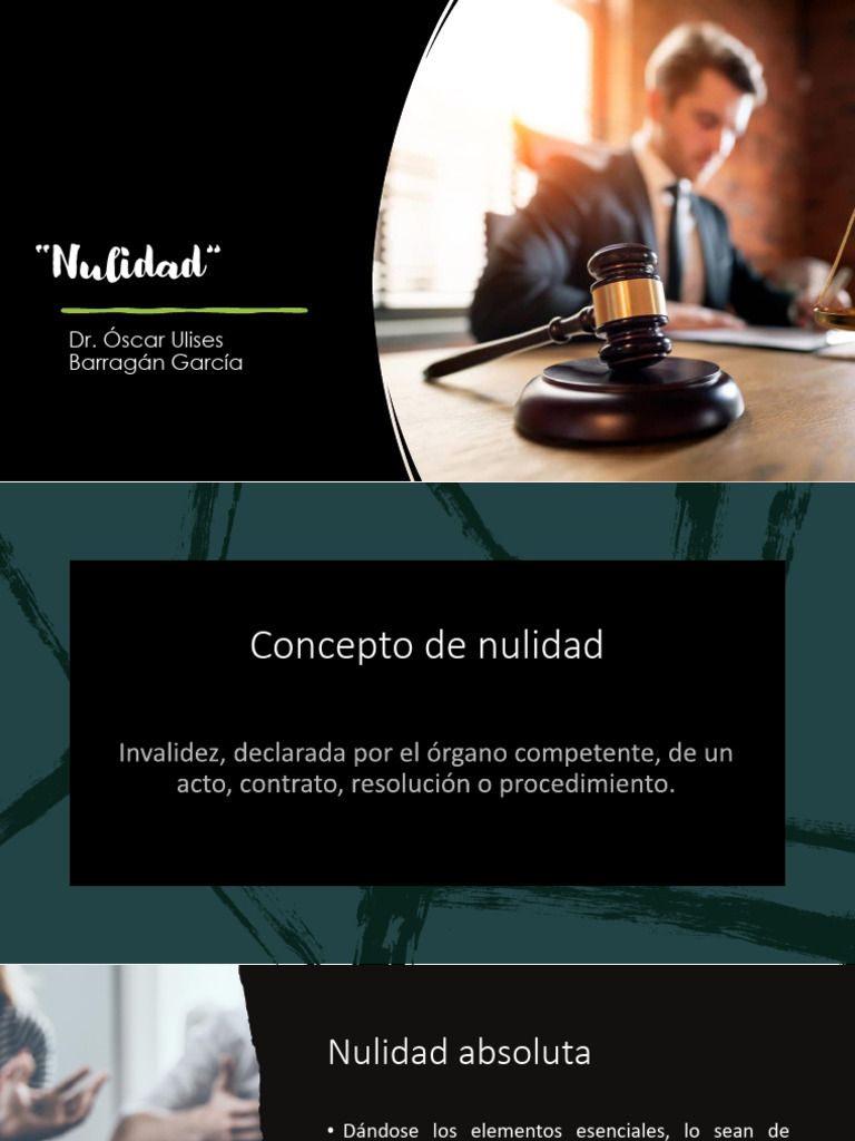nulidad | PDF | Nulo (ley) | Justicia