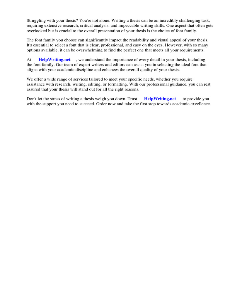 Thesis Font Family | PDF | Typefaces | Graphic Design