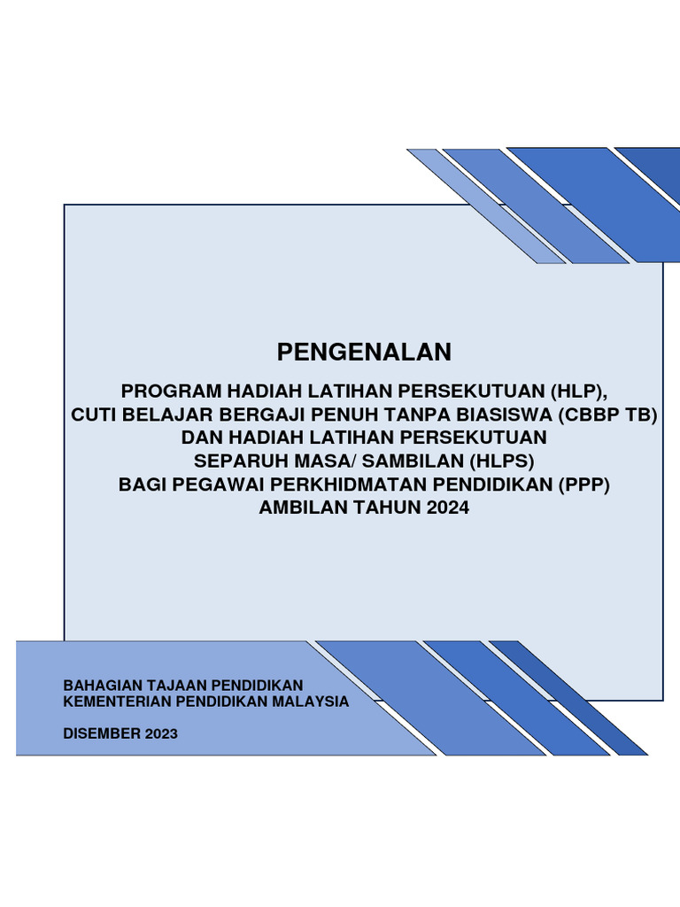 Pengenalan HLP 2024 | PDF