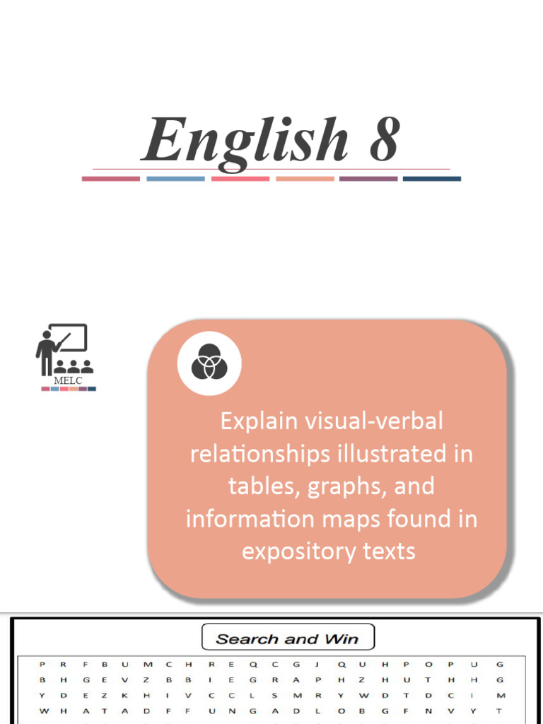 English 8 | PDF | Chart | Information