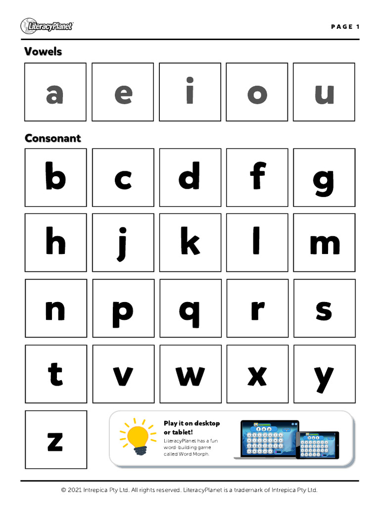 LiteracyPlanet Word Morph Activity | Download Free PDF | Phonetics ...