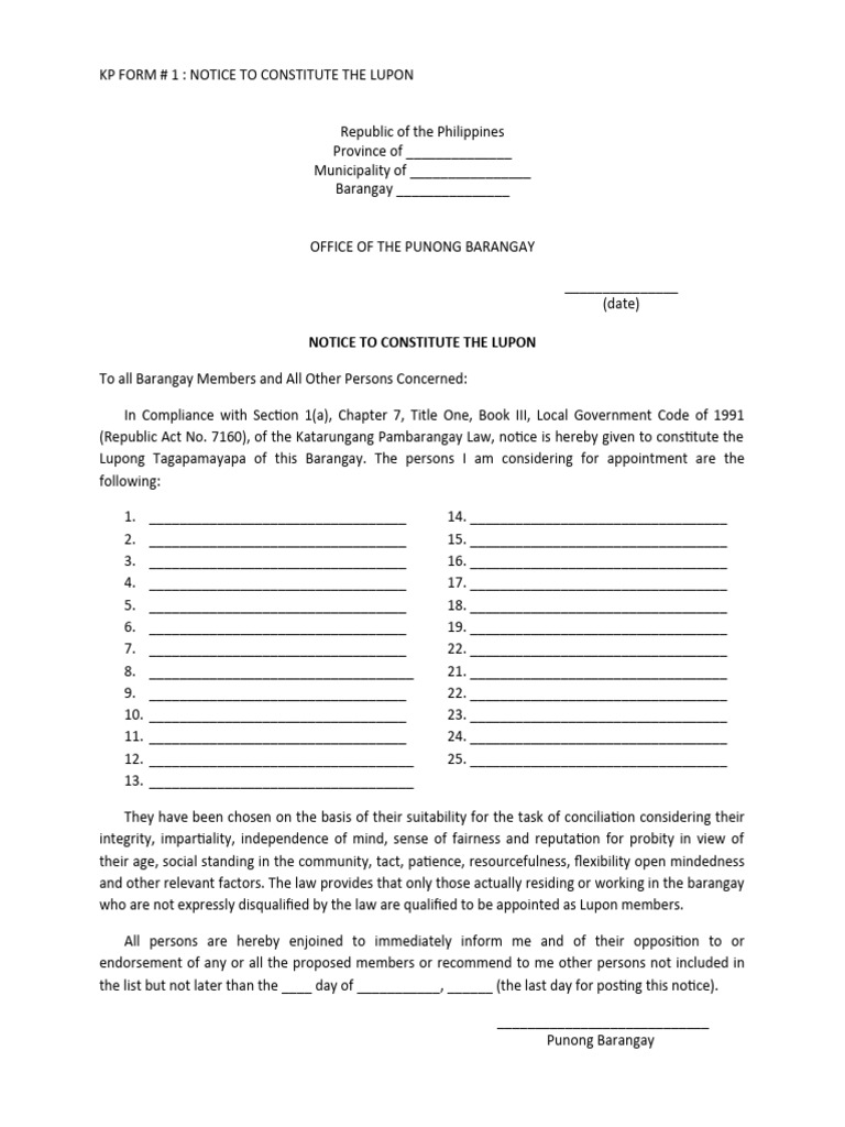 KP Forms | PDF | Oath Of Office | Justice