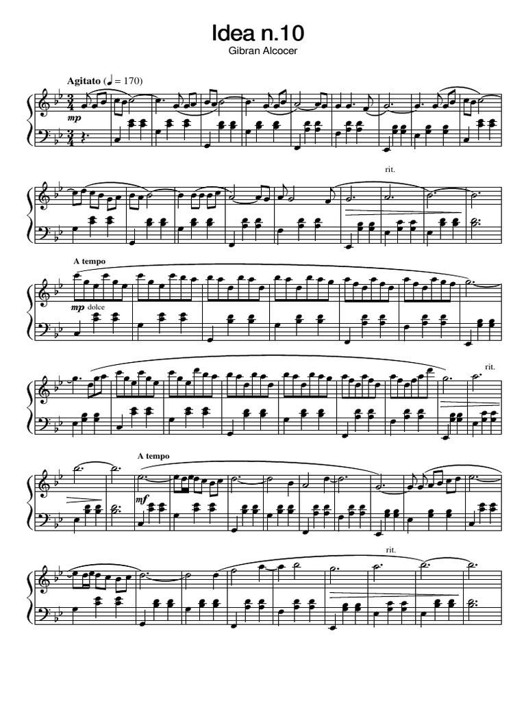 Idea n.10 Gibran Alcocer | PDF | Musical Forms | Music Theory