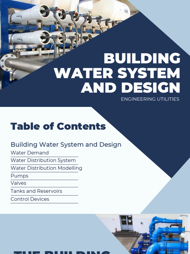 GROUP 4 - Building Water System and Design | PDF | Pump | Valve