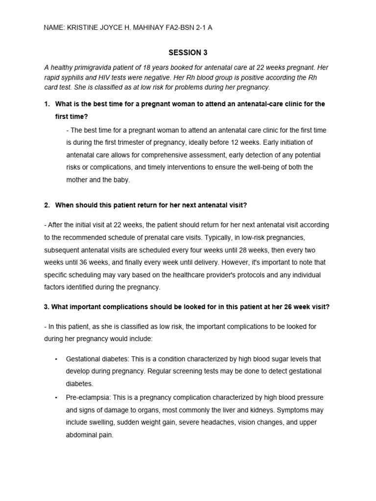 Sas 3 | PDF | Pregnancy | Prenatal Development