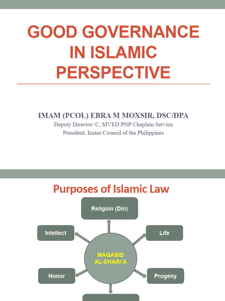 Good Governance in Islamic Perspective | PDF | Religion & Spirituality