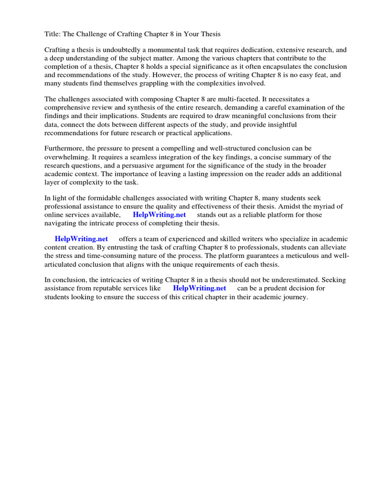 Chapter 8 Thesis | PDF | Computer Network | Thesis