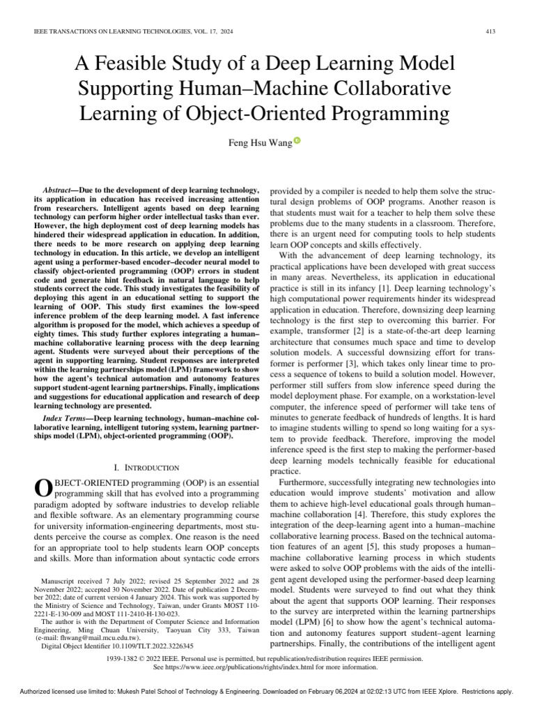 A Feasible Study of A Deep Learning Model Supporting Human-Machine ... A Feasible Study of A Deep Learning Model Supporting Human-Machine ...