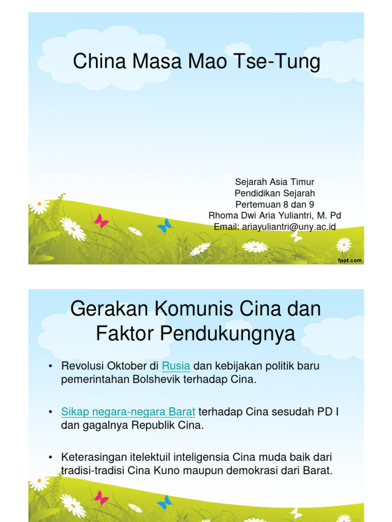 China Masa Mao Tse Tung | PDF